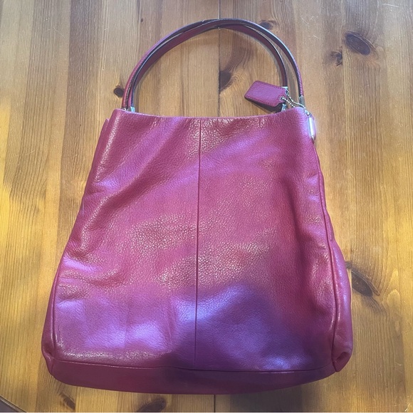 Coach | Bags | Vintage Red Coach Leather Bag | Poshmark